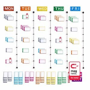 Agile weekly planner board set for better team engagement | In stock ...