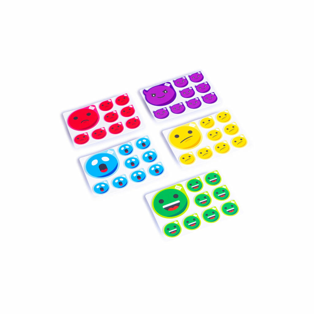 PATboard - Emoticon smiley set 5x - For Agile Project Management