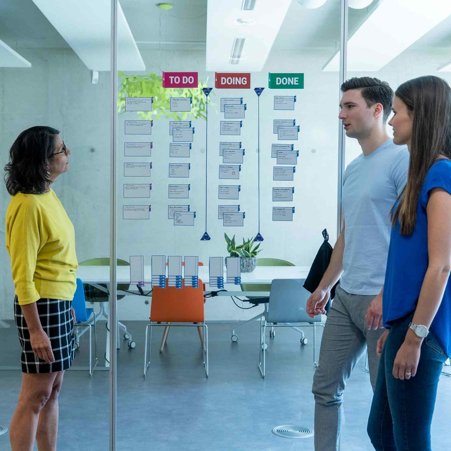 Basic scrum kanban board kit - nanocups for glass - Shop now! - PATboard