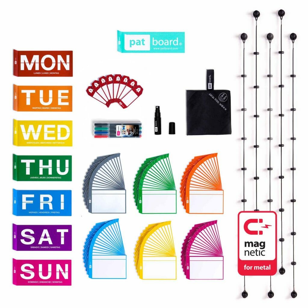 Agile weekly planner board set for better team engagement | In stock ...