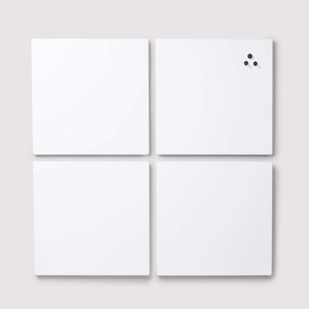 PATboard qridpanels - Set of 4, 50x50 | Modular whiteboard wall panels ...