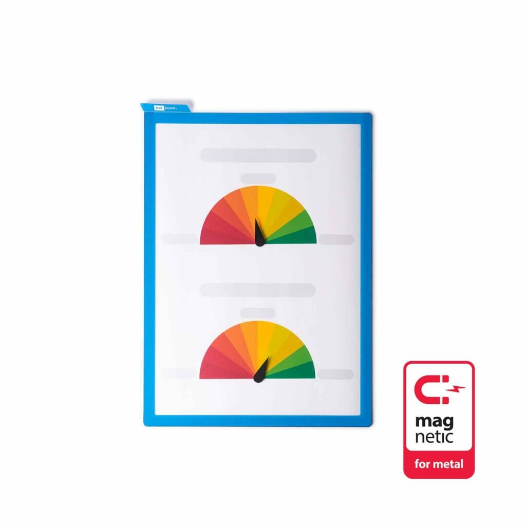 Lean magnetic Document Holders including templates - A3 - PATboard